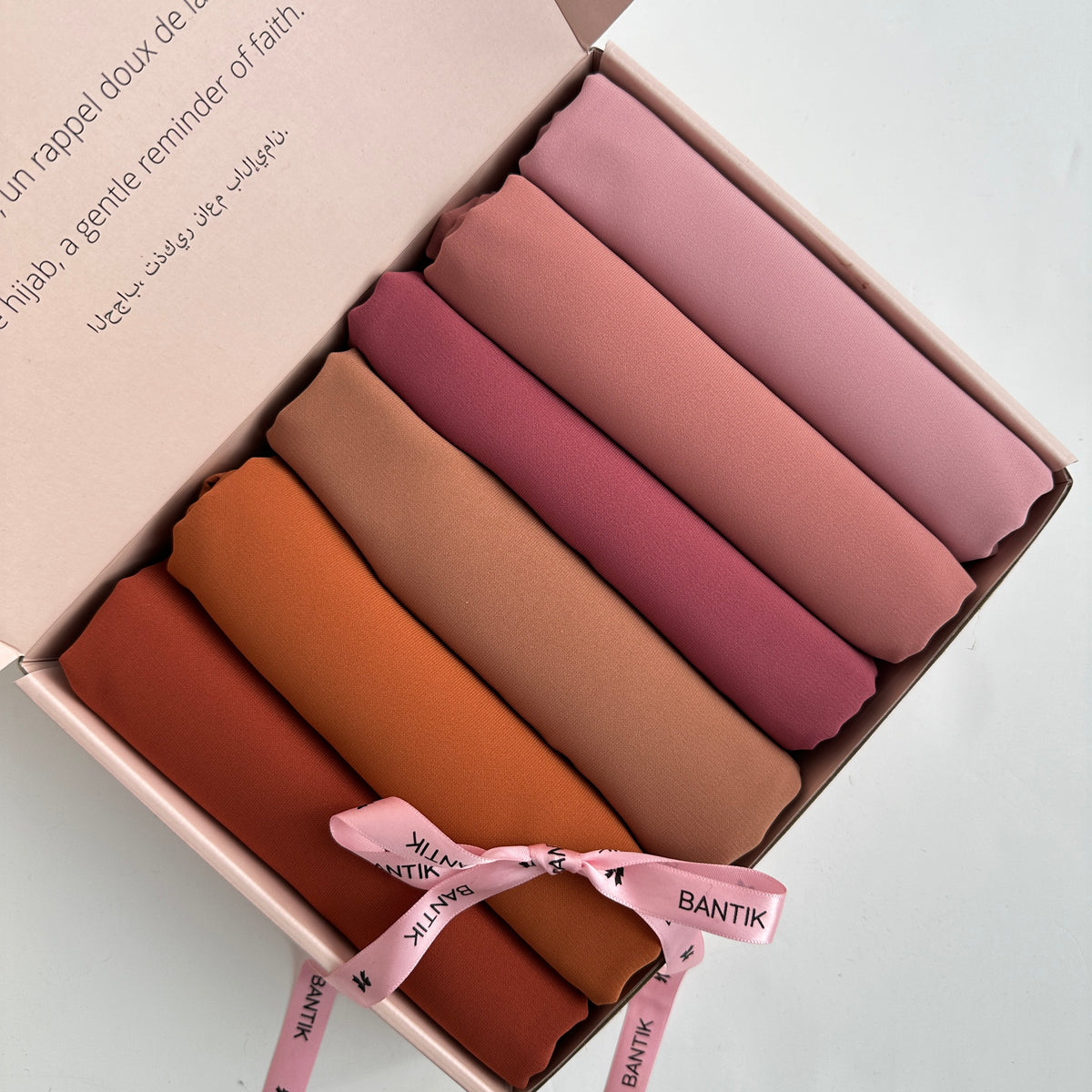 BOX 6 HIJAB EN SOIE MÉDINE – BANTIK