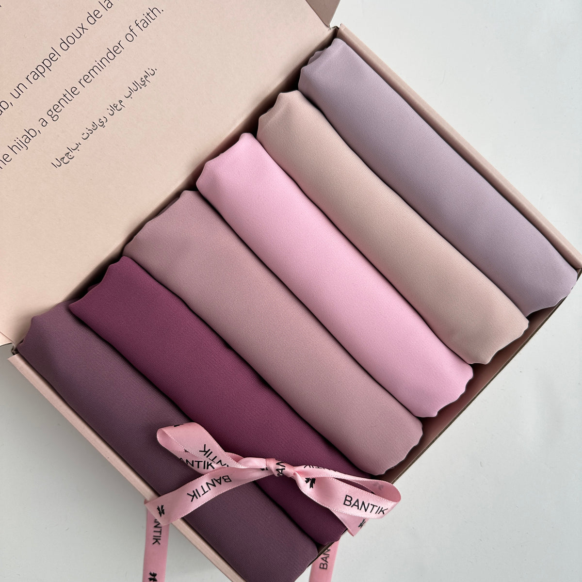 BOX 6 HIJABS EN SOIE DE MÉDINE – BANTIK